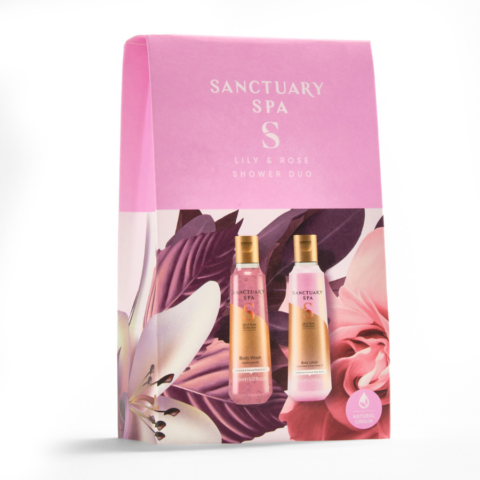 Sanctuary Spa Lily & Rose Shower Duo Gift Set - Sanctuary Spa